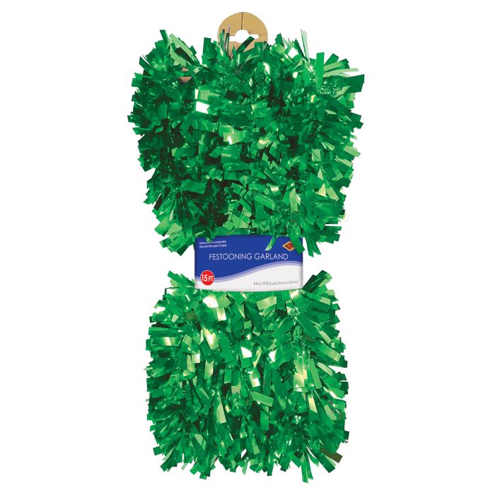 GREEN 6-PLY FESTOONING GARLAND – Party Impressions